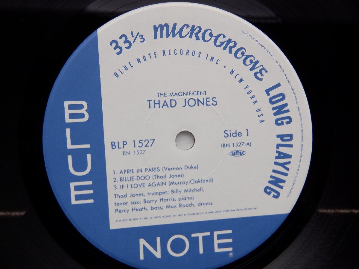 Thad Jones サド ジョーンズ The Magnificent Thad Jones LP 12インチ /Blue Note BLP ...