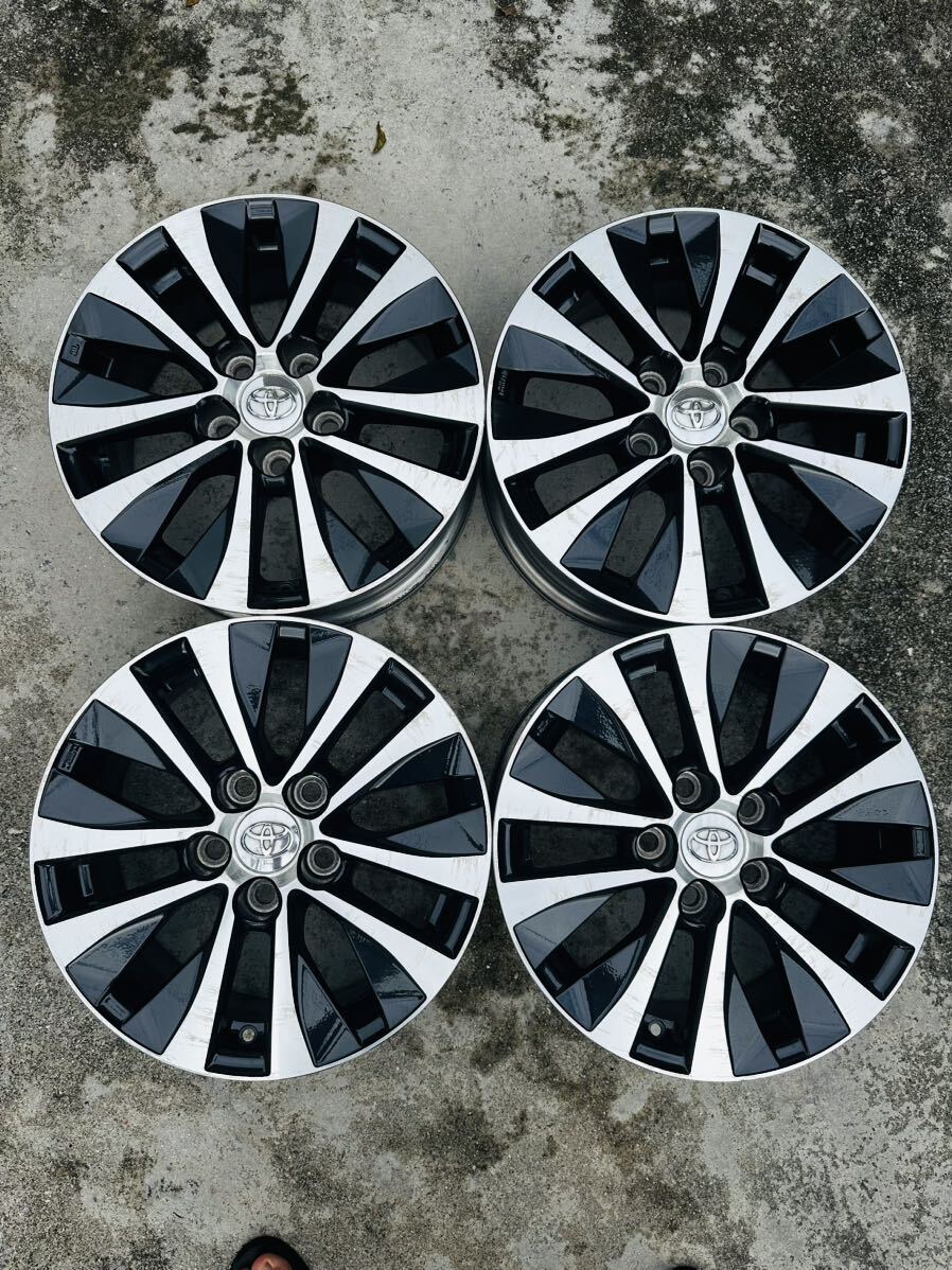 トヨタ純正アルミホイール SAI後期16×6.5J5穴プラス39 114.3 サイノアヴォクシーエスティマプリウスαエスクァイア4本セット ...