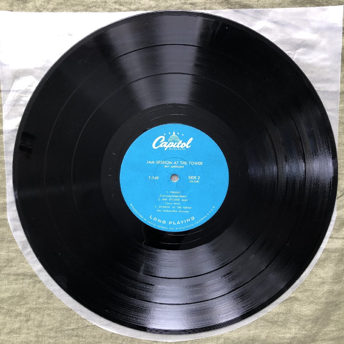 原信夫Collection 美盤 1956年 米国 本国オリジナルリリース盤 Ray Anthony LPレコード Jam Session ...