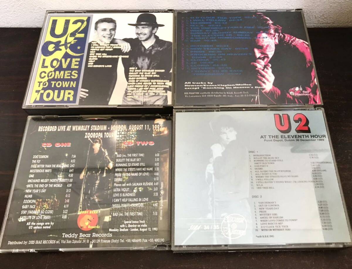 ds01 U2 2枚組CD 4点セット 合計8枚 LIVE IN YOKOHAMA ARENA 1989/FARAWAY SO CLOSE/FOUR AT FOUR/AT THE ...