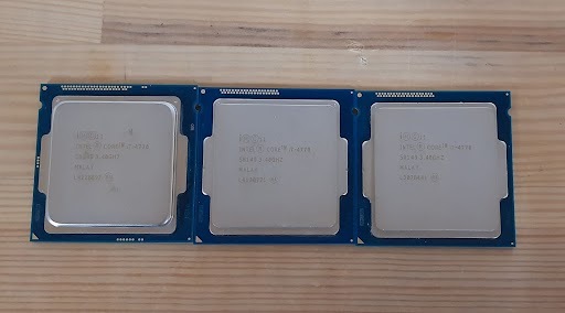 L0315-02 CPU3個セット Intel CORE i7-4770 SR149 3.40GHZ(Core i7)｜売買されたオークション情報、yahooの商品情報をアーカイブ公開 ...