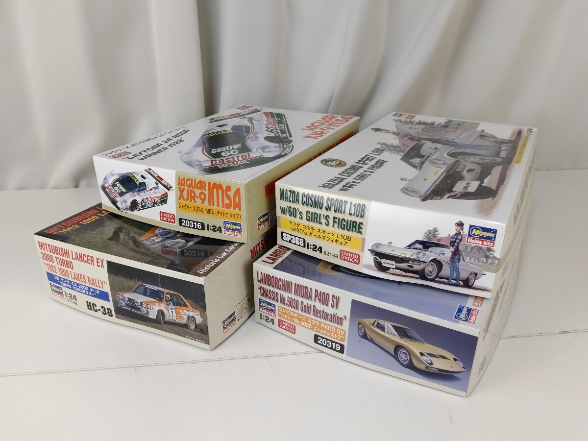 プラモデル ハセガワ 1/24 ランボルギーニ ミウラ P400 SV/マツダ コスモ スポーツ L108/三菱 ランサーEX 2000 ターボ/ジャガー XJR-9 IMSA(自動車)｜売買 ...