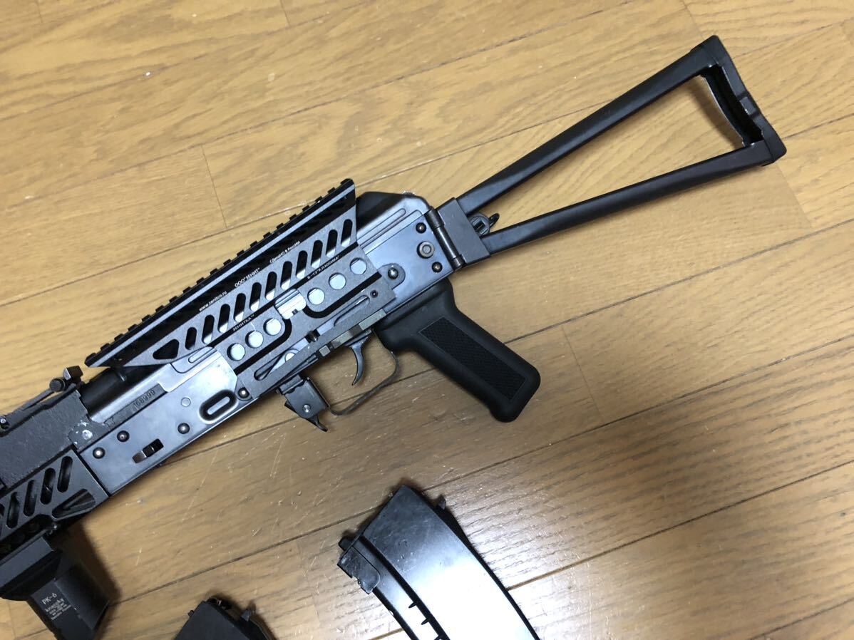 WE AKS74 ガスブローバック ZENIT カスタム GBB マガジン WELL GHK AK 104 AKM AK74 AKS74UN ...