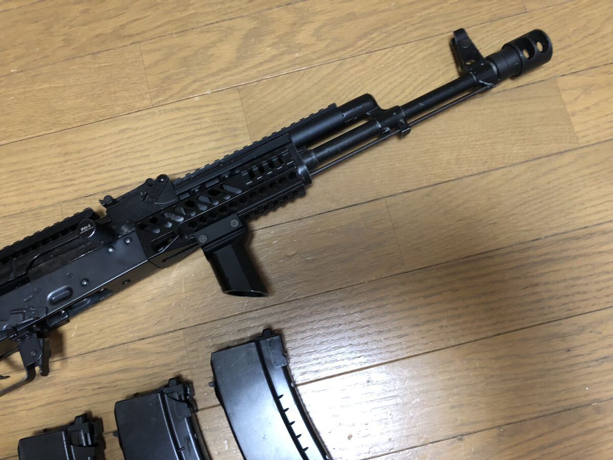 WE AKS74 ガスブローバック ZENIT カスタム GBB マガジン WELL GHK AK 104 AKM AK74 AKS74UN ...
