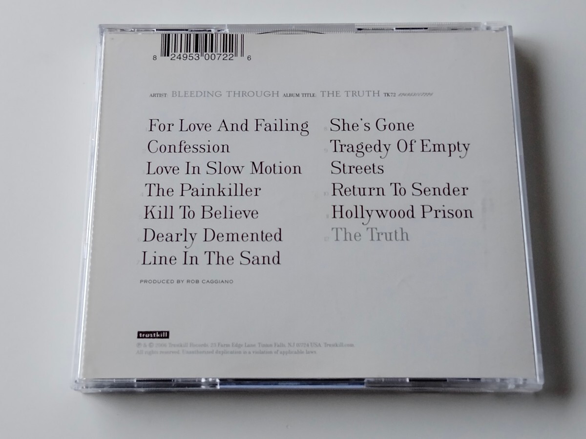 BFMV他15曲収録trustkill FREE CD付 BLEEDING THROUGH / THE TRUTH 2CD trustkill US TK72 06年4th ブリーディング ...