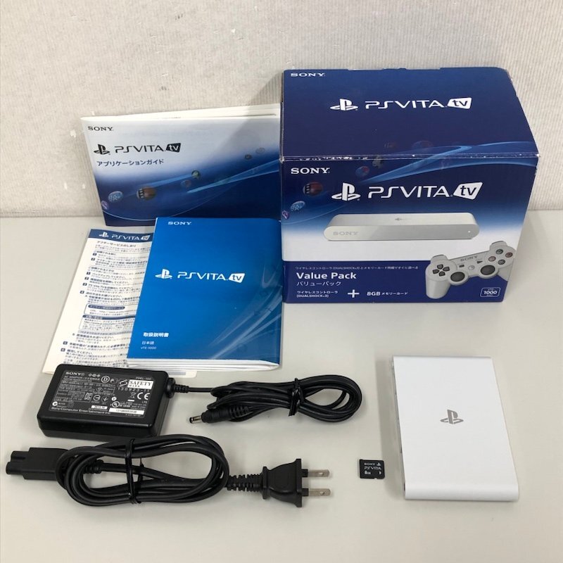 SONY ソニー PS vita TV 本体 VTE-1000 8GBメモリーカード付き 240315SK120492(PS Vita本体 ...