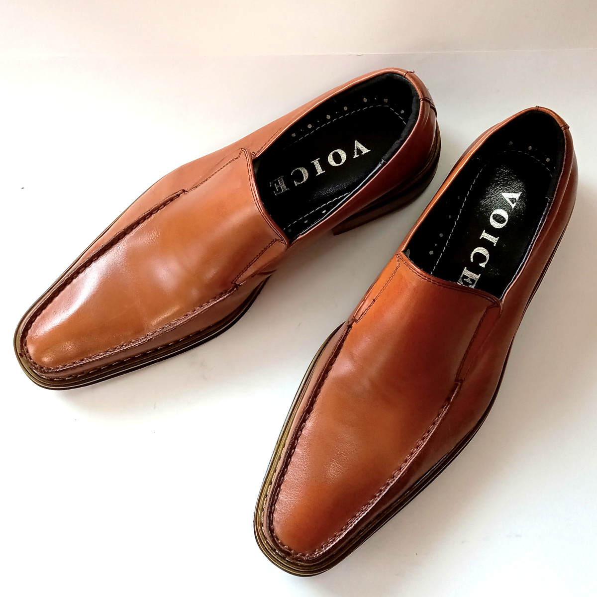 V56 VOICE ヴォイス ビジネスシューズ 紳士靴 本革 レザー 24㎝ 日本製 革靴 ライトブラウン茶 スリッポン シークレットインソール(24.0cm以下)｜売買されたオークション情報 ...