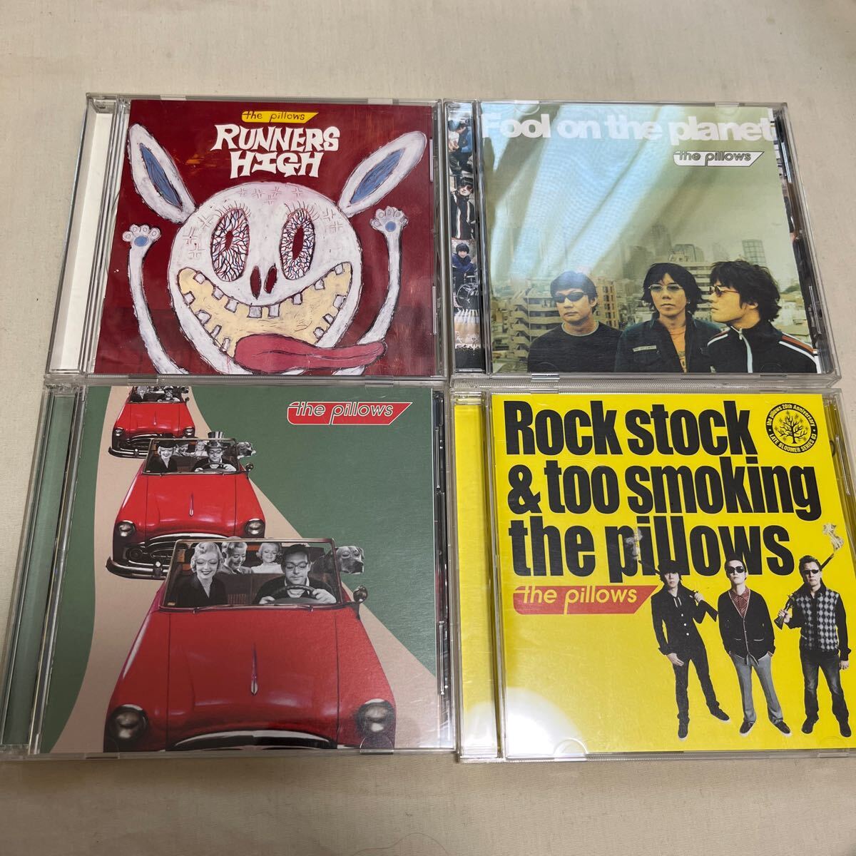 the pillows CD4枚セット RUNNERS HIGH/Fool on the planet/Wake up Wake up ...
