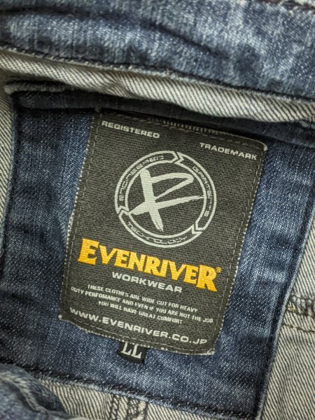 10 EVENRIVER ストレッチ素材 デニム ジャケット Gジャン 作業着 ワークウェア イーブンリバー USD407 メンズLL インディゴy608(ジャンパー、ブルゾン)｜売買された ...