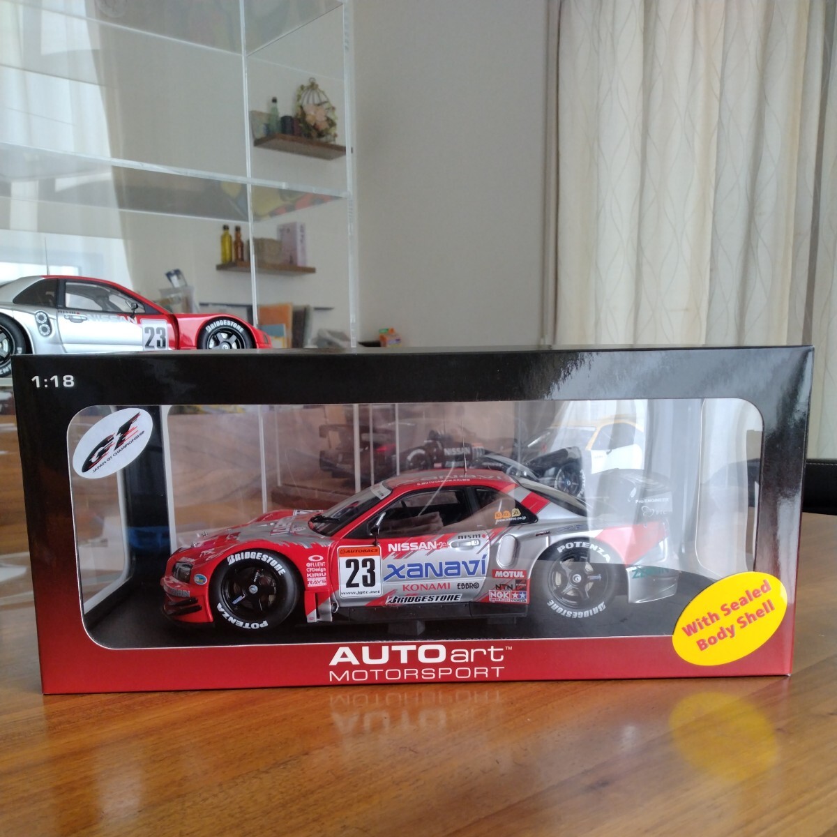 オートアート AUTOart 1/18 80377 XANAVI NISMO GT-R #23 JGTC 2003 GT500 ...