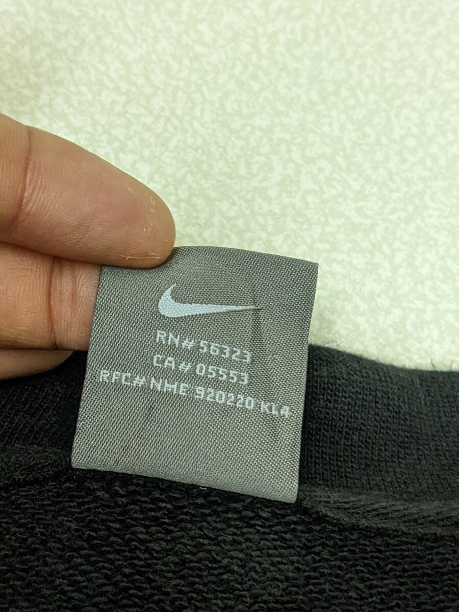 13 NIKE 00s オールド ナイキ フロッキー デカロゴ プリント バック センター スウォッシュ スウェット シャツ トレーナー メンズL808(トレーナー)｜売買されたオークション ...