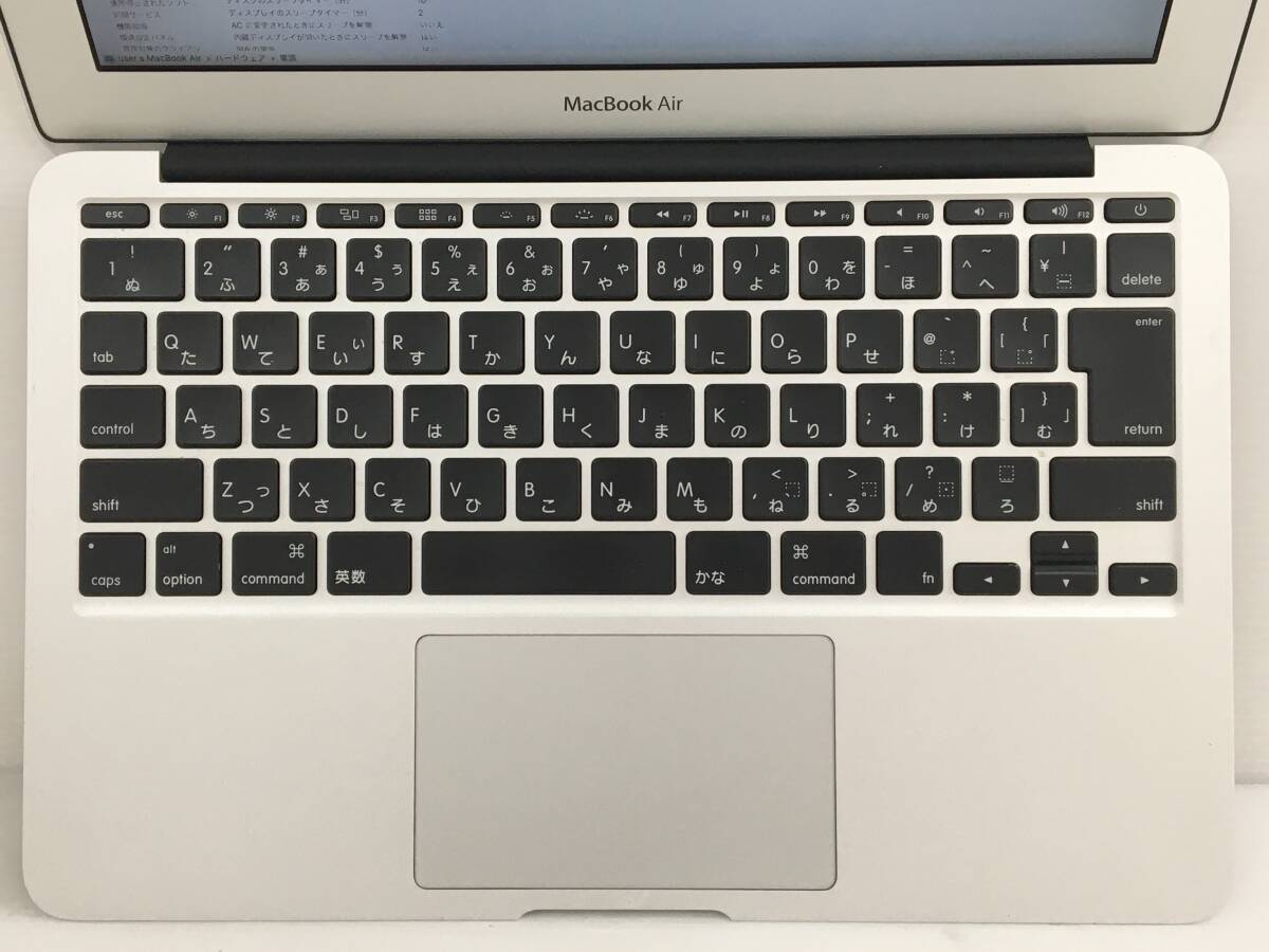 11.6インチ Apple MacBook Air 11-inch Mid 2011 A1370 Core i5 2467M /1.6GHz RAM:4GB/SSD:128GB El ...