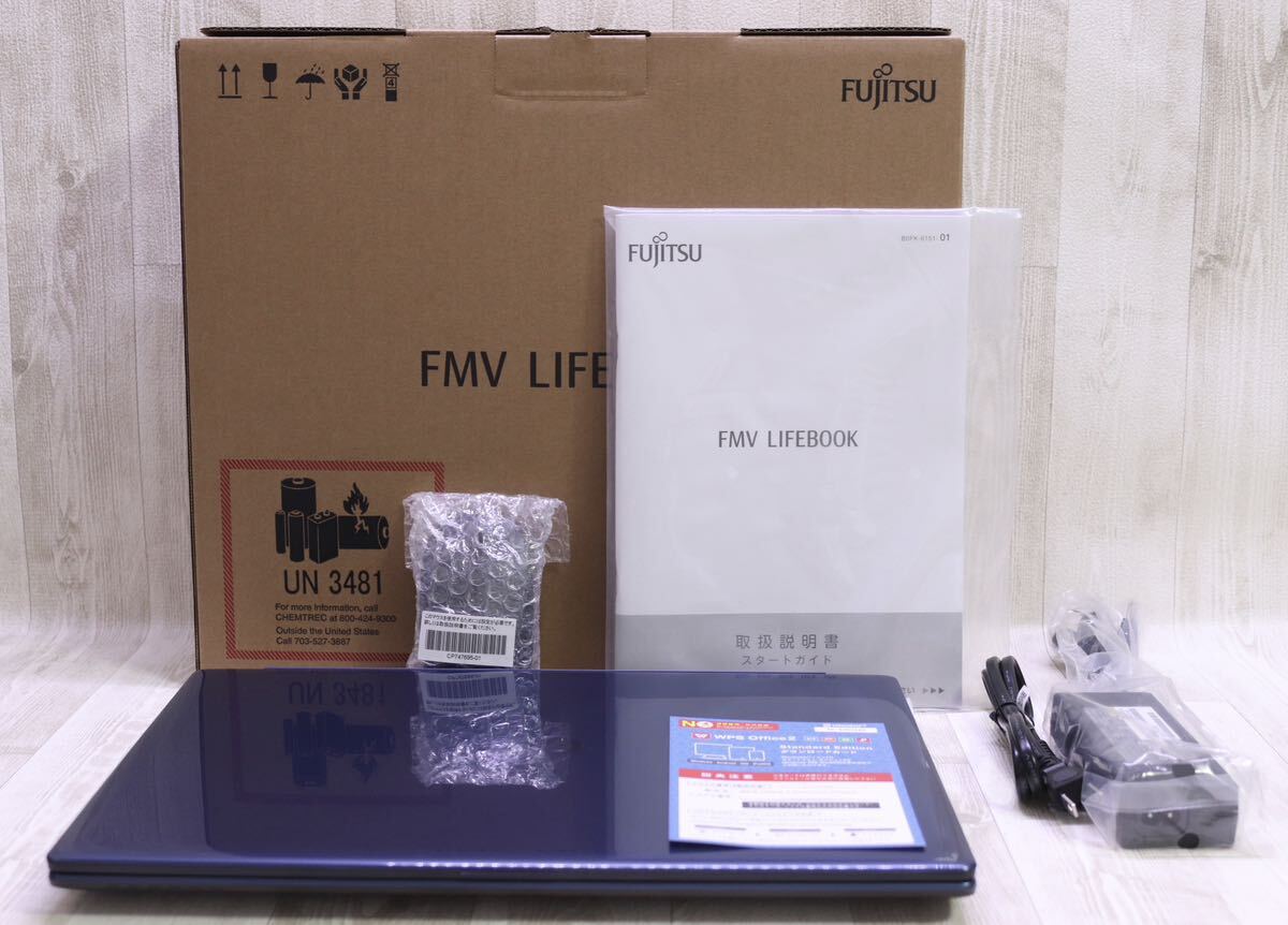 富士通 LIFEBOOK FMVA53F3L AH53/F3 Intel Core i7-1195G7/SSD: 512GB/メモリ: 16GB/15.6型/フルHD/Blu-ray ...