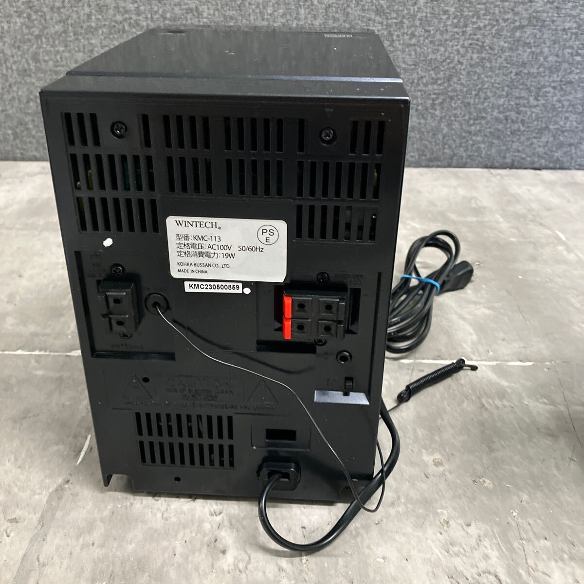 0609r2903 WINTECH CDラジオカセットコンポ KMC-113 カセット部分破損あり 再生不可(その他)｜売買されたオークション情報、yahooの商品情報をアーカイブ公開 ...