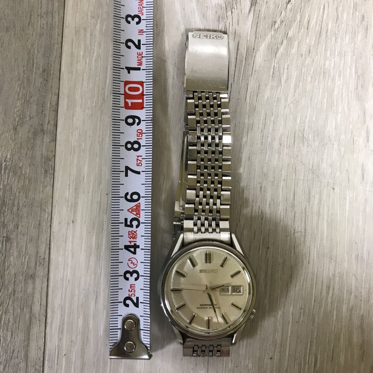 445 セイコー SEIKO 腕時計 Seikomatic セイコーマチック 39石 6216-9000 デイデイト 3針 メンズ 自動巻き ...