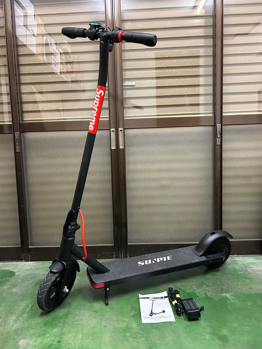 SUNPIE 電動 キックボード 3段変速 8.5インチ シュプリーム キックスケーター 公道走行不可 乗用玩具(キックボード)｜売買された ...