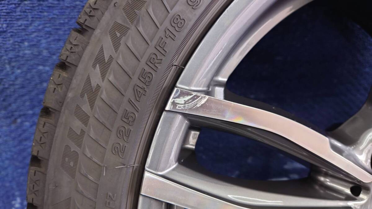 B/S 3シリーズ G20 MAK LUFT-FF 18×8J+30 5H/112 ブリザックRFT 225/45R18 BMW純正部品対応 ...