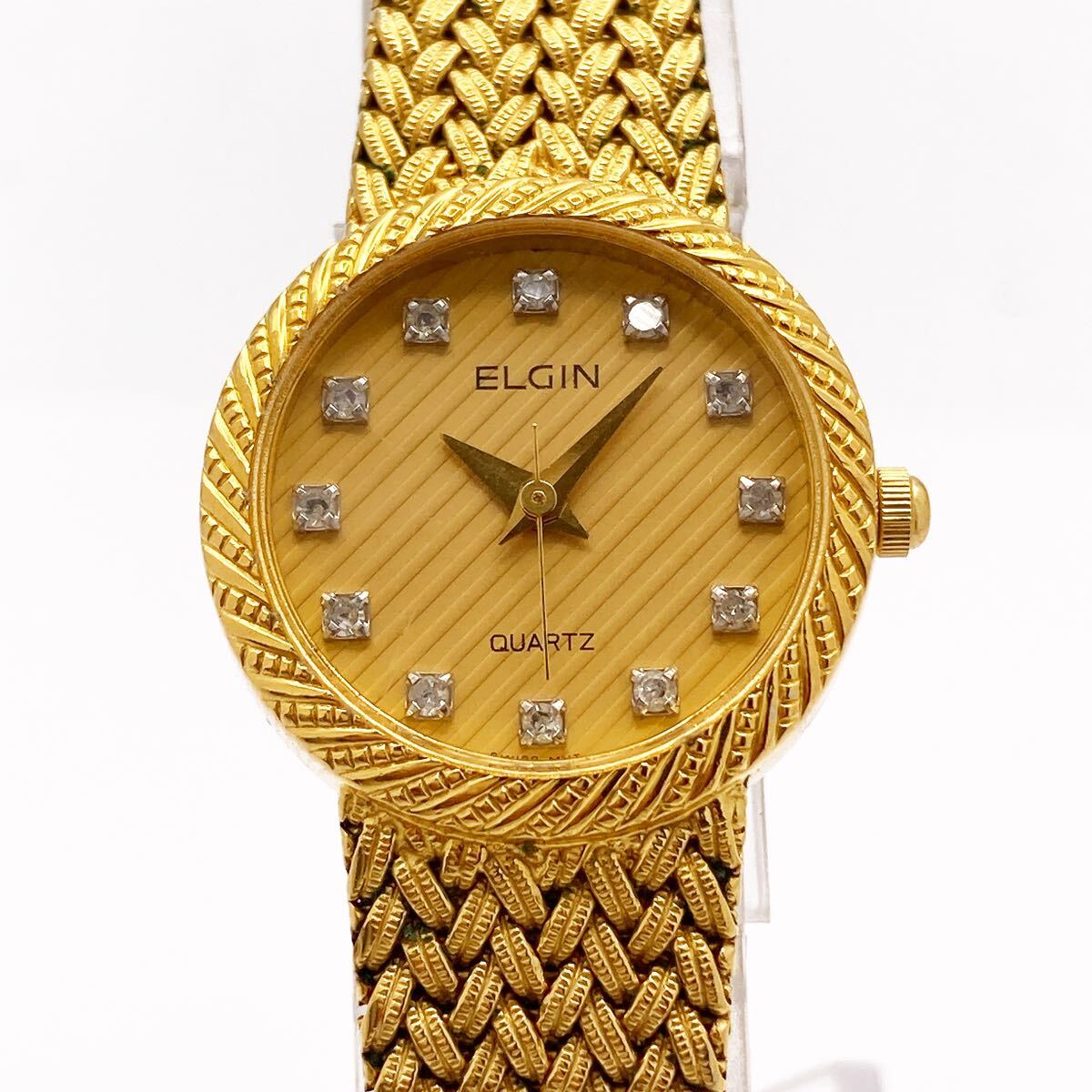 ELGIN エルジン 12P ダイヤ FK279 ゴールド レディース クオーツ 腕時計 alp梅1007(エルジン)｜売買されたオークション情報、yahooの商品情報をアーカイブ公開 ...