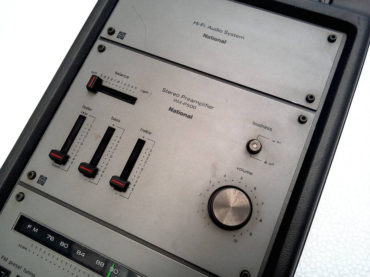 National COCKPIT RM-500-N Hi-Fi Audio System ナショナル コックピット 検 RM-D500 RM-T500 RM-P500 当時物 旧車 高速有鉛 ...