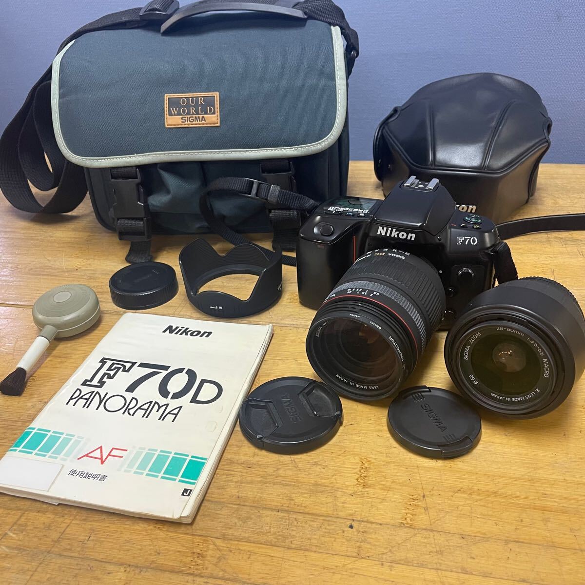 ジャンク Nikon F70D PANORAMA 取説付＋レンズ SIGMA ZOOM 28-300mm F3.5-6.3 DG MACRO ...
