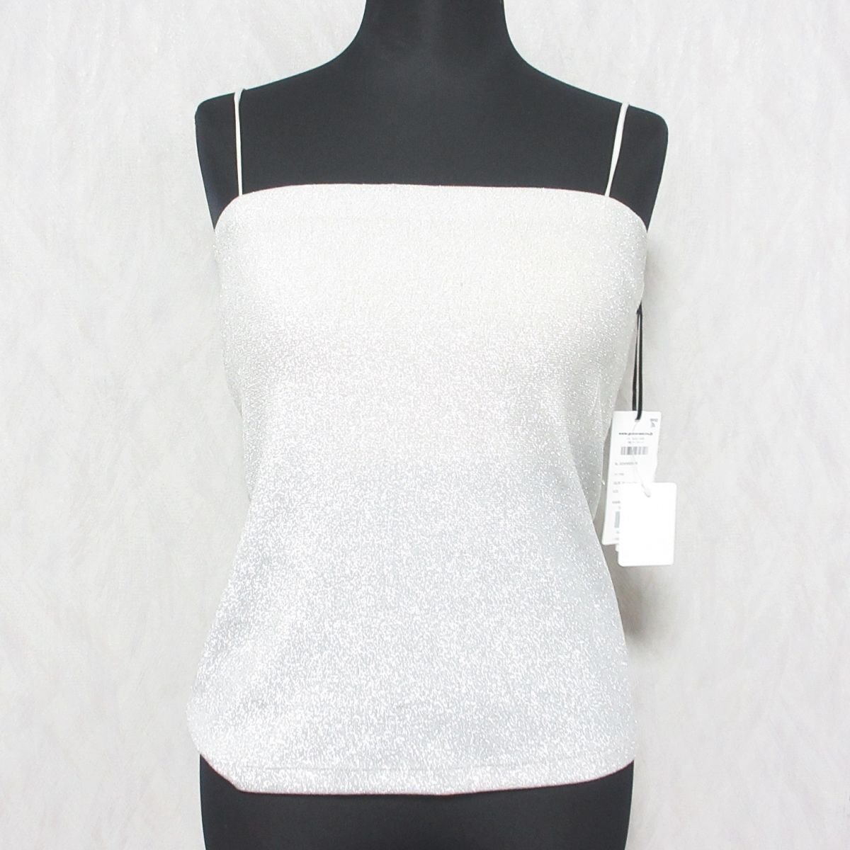24AW Diagram ダイアグラム グレースコンチネンタル ラメベアトップ カップイン キャミソール 0324348029 36 シルバー(トップス)｜売買されたオークション情報 ...