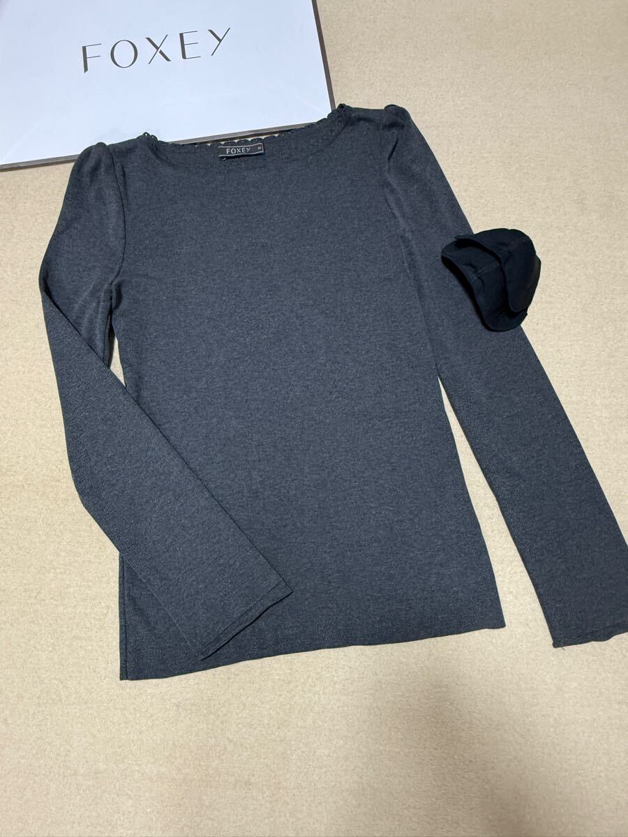 22 FOXEY フォクシー ニットトップス(セーター)｜売買されたオークション情報、yahooの商品情報をアーカイブ公開 - オークファン（aucfan.com）
