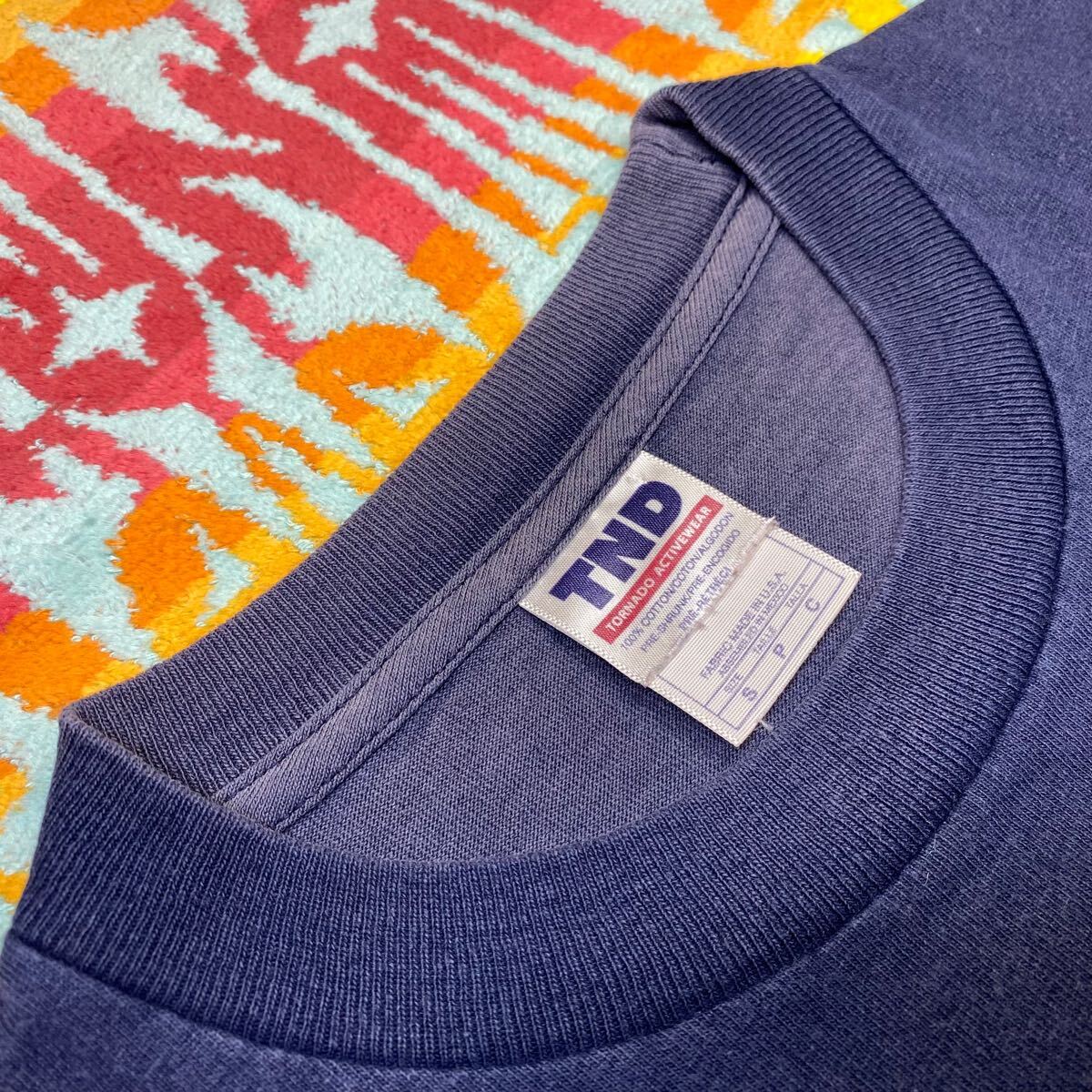 レア雰囲気抜群 アメカジ最適 FABRIC MADE IN USA TND TORNADO ACTIVEWEAR IOWA ...