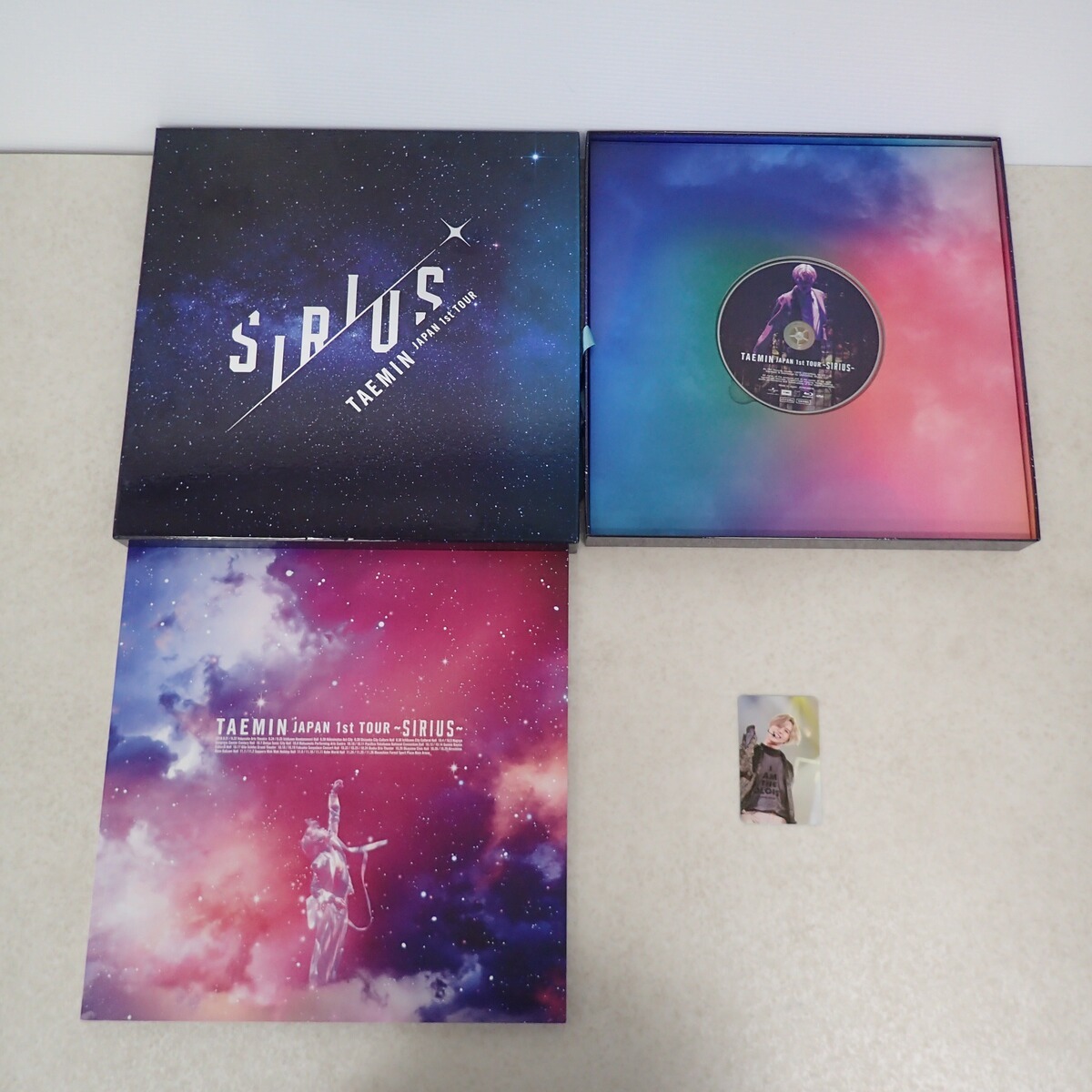 TAEMIN Blu-ray JAPAN 1st TOUR 〜SIRIUS〜 完全限定生産盤 FC Limited Edition トレカ付 ...