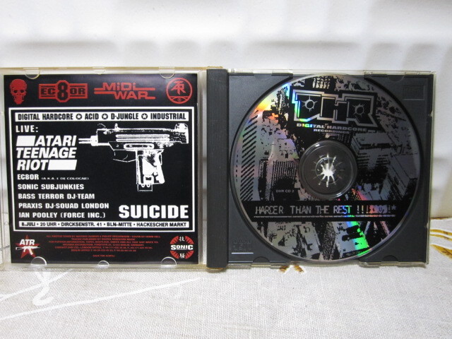 再生確認済み DIGITAL HARDCORE RECORDINGS VA CD3タイトル 4CD HARDER THAN REST ...