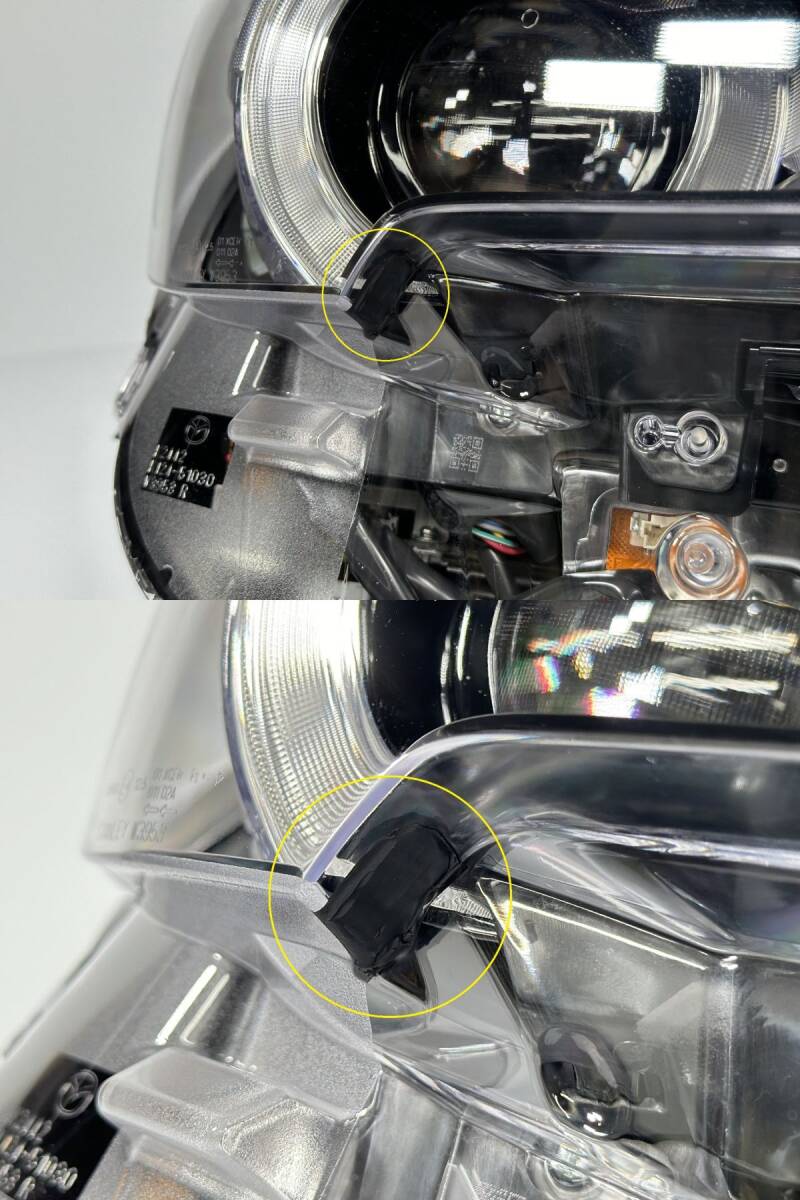 CX-5 KFEP KF5P KF2P 純正 右ヘッドライト Assy 右ライト RH LED K124-51-031S K124-51-030P W3953 ヒ K124-51030 補修 ...