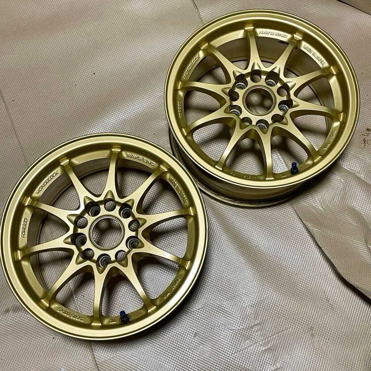 RAYS VOLKRACING CE28N 15インチ 7J +30 2本 114.3 5穴 EK9 DC2 se37 te37 ce28 ...