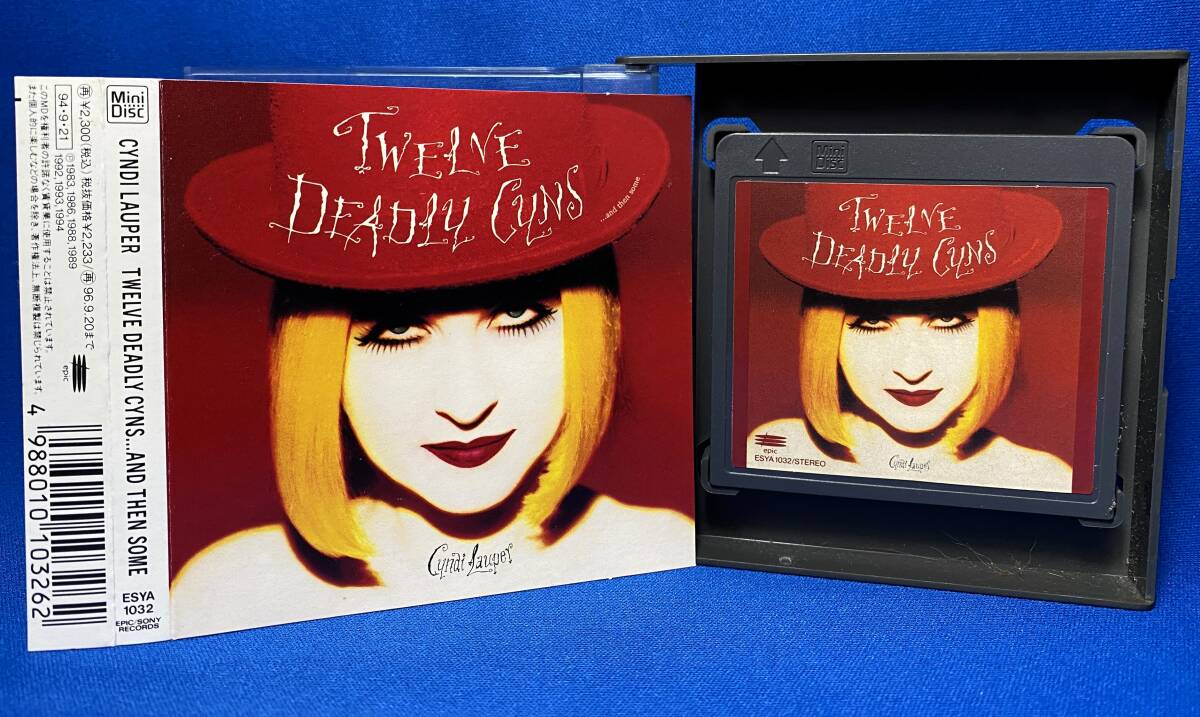 MD Mini Disc / CYNDI LAUPER シンディ ローパー / TWELVE DEADLY CYNS...AND THEN SOME / 見本盤 sample サンプル ...