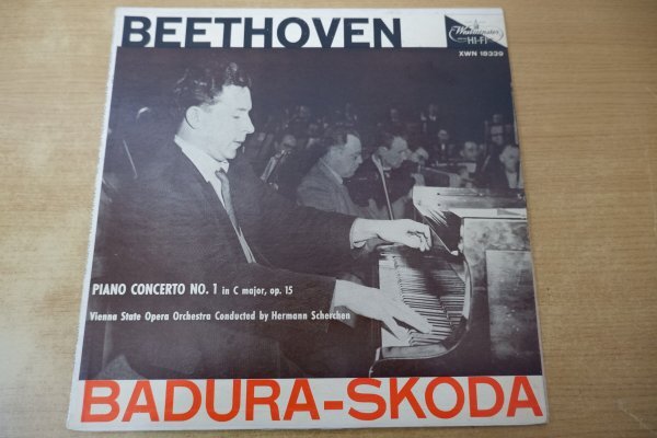 Y6-182＜LP/US盤/美盤＞Beethoven:Piano Concerto No. 1 - Badura-Skoda Vienna State Opera Orchestra ...