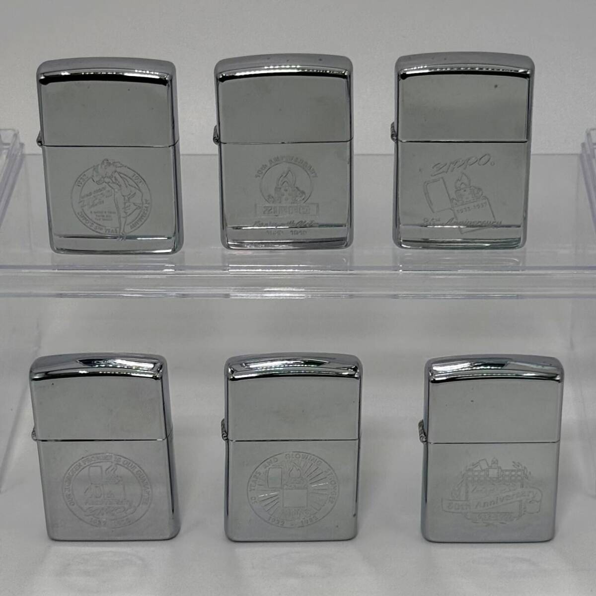 ZIPPO ジッポ 60周年 60th Anniversary Series アニバーサリー シリーズ 1932-1992 記念 限定 6点セット 1992年製 9492(その他)｜売買された ...