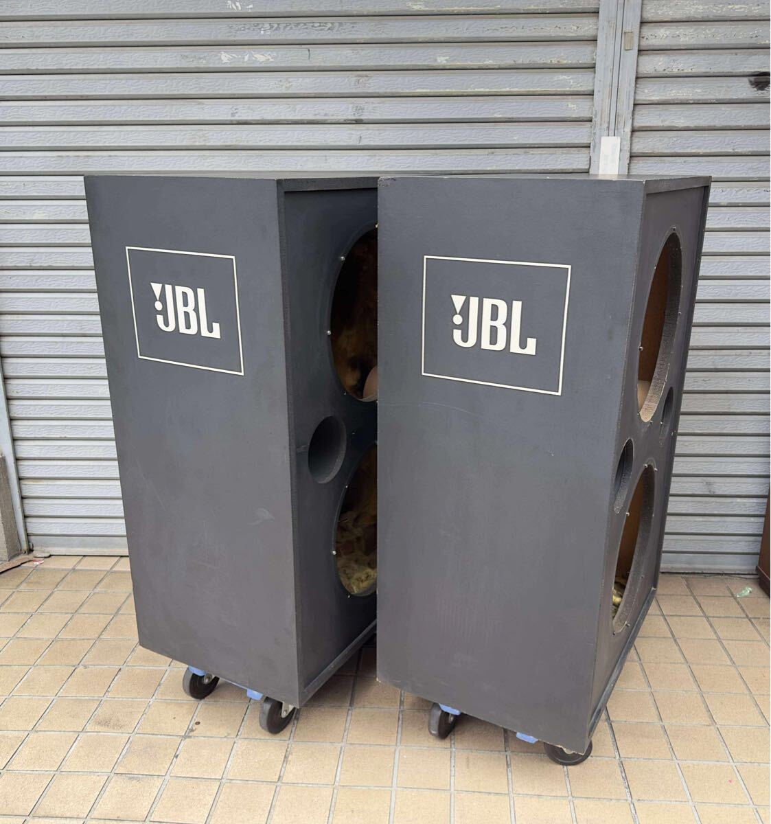 JBL 4508 スピーカーの エンクロージャー ペア 38cmのユニット対応可能(スピーカー本体)｜売買されたオークション情報、yahooの ...