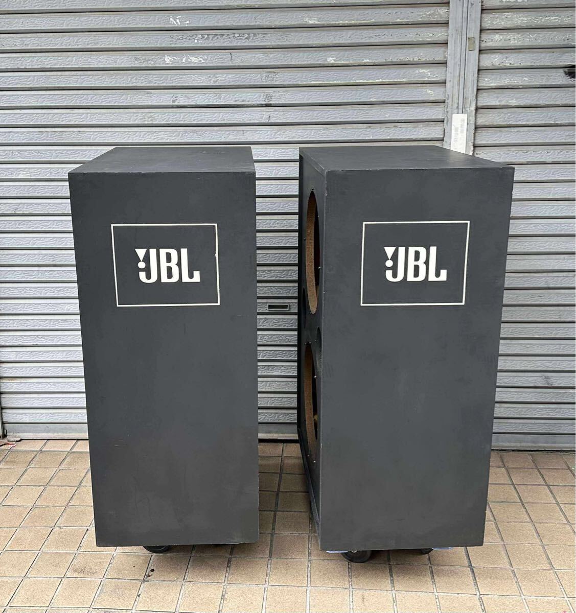 JBL 4508 スピーカーの エンクロージャー ペア 38cmのユニット対応可能(スピーカー本体)｜売買されたオークション情報、yahooの ...