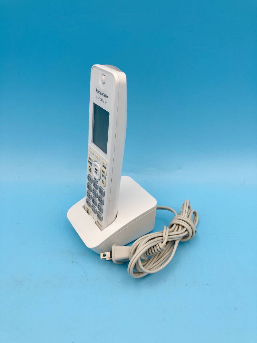 F566 Panasonic パナソニック コードレス子機 KX-FKD556 充電台 PNLC1058 付属 通話OK 250624(電話機 ...