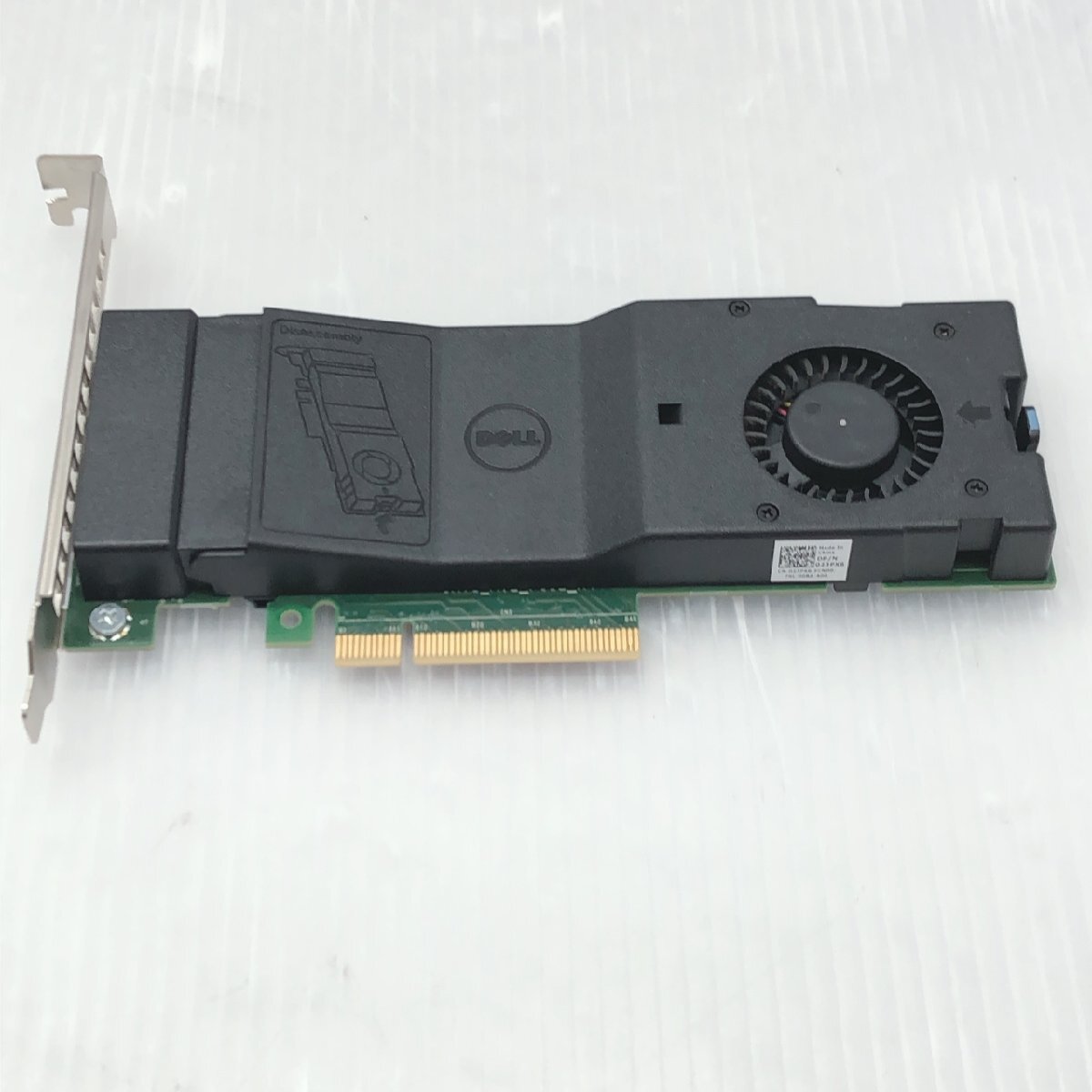 2スロット搭載 DELL M.2 NVMe PCIeコンバーター デュアルスロット ファン付き MSIP-REM-FCI-DPWC300 ...