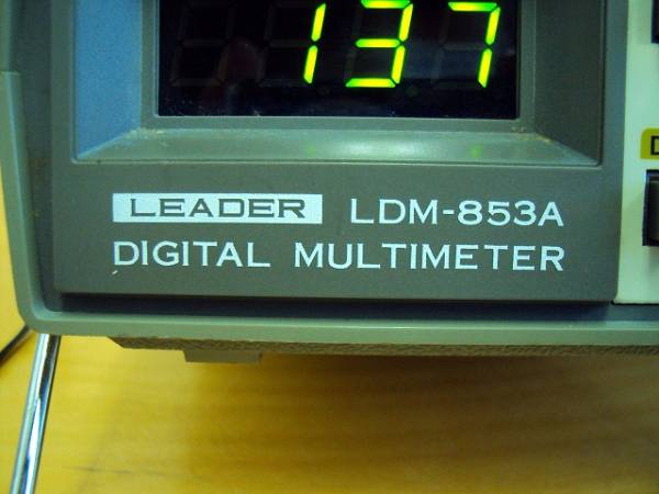 LEADER LDM-853A Digital Multimeter 電子(店舗用品)｜売買されたオークション情報、yahooの商品情報を ...
