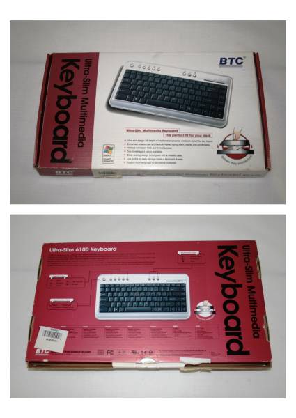 薄型キーボード BTC社の6100C 263(USBキーボード)｜売買されたオークション情報、yahooの商品情報をアーカイブ公開 ...