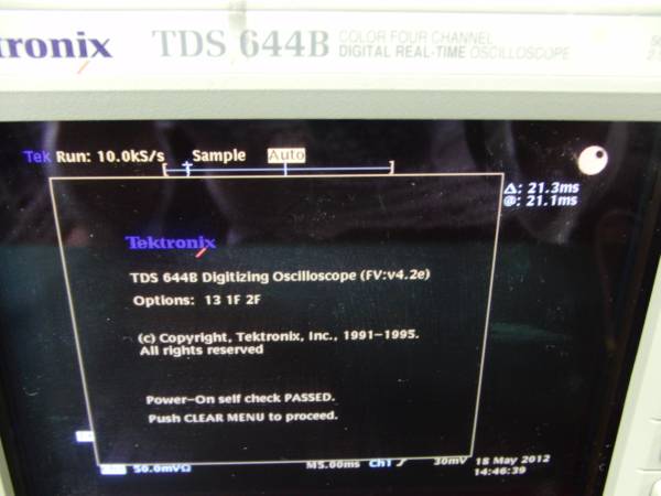 TEKTRONIX TDS644B 500MHz オシロスコープ テクトロニクス(アマチュア無線)｜売買されたオークション情報、yahooの ...