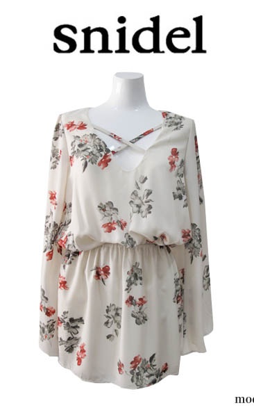 snidelフラワークロスワンピース 花柄/rich/dazzlin(ワンピース)｜売買されたオークション情報、yahooの商品情報をアーカイブ公開 - オークファン（aucfan.com）