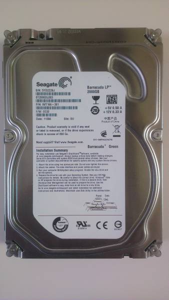 Seagate ST2000DL003 3.5インチSATA600内蔵HDD 2.0TB(2TB～)｜売買されたオークション情報、yahooの ...