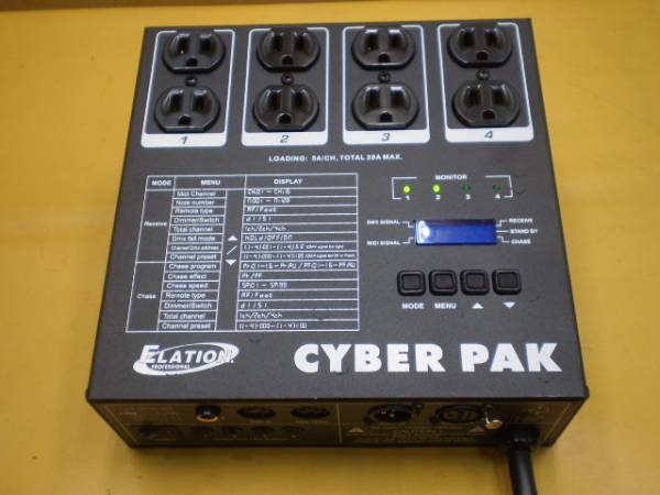 ELATION CYBER PAK 調光ユニット イレーション(レコーディング、PA機器)｜売買されたオークション情報、yahooの商品情報を ...