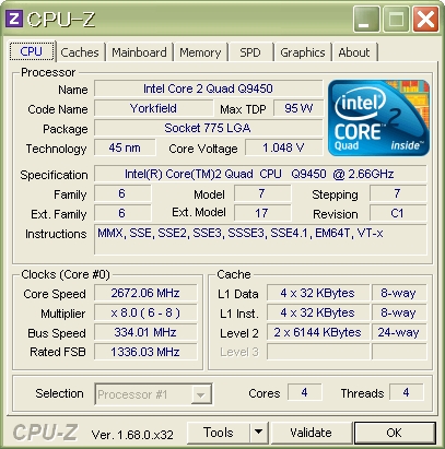 Intel Core2 Quad Q9450 2.66GHz+CPUクーラー 風神匠PLUSセット(Core2)｜売買されたオークション情報、yahooの商品情報をアーカイブ公開 ...