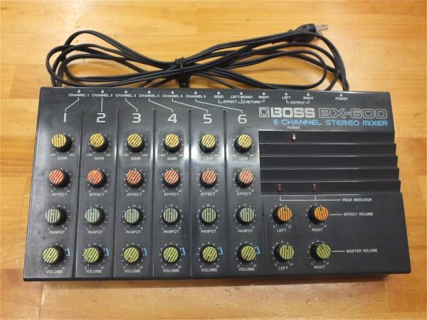 BOSS/6CHABBEL STEREO MIXER/BX-600/ジャンク扱い(ミキサー)｜売買されたオークション情報、yahooの商品情報 ...