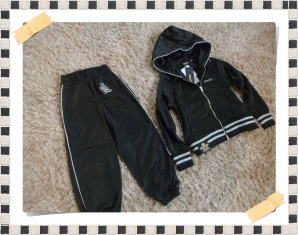 定価8295円 seven2 ロゴジャージ上下110cmダンス(110（105～114cm）)｜売買されたオークション情報、yahooの商品情報をアーカイブ公開 - オークファン（aucfan ...