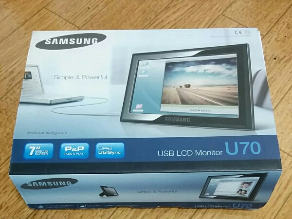 サムスン 7型液晶モニター SyncMaster U70 USB接続 サブモニター(14インチ未満)｜売買されたオークション情報、yahooの商品情報をアーカイブ公開 - オークファン ...