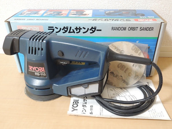 完動 RYOBI/リョービ ランダムサンダー RS-115 ポリッシャー(サンダー一般)｜売買されたオークション情報、yahooの商品情報を ...