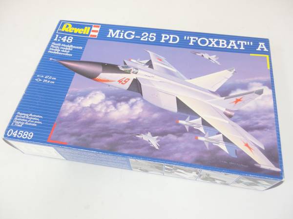 Revell/レベル 1/48 MiG-25 PD FOXBAT/フォックスバット 04589(軍用機)｜売買されたオークション情報 ...